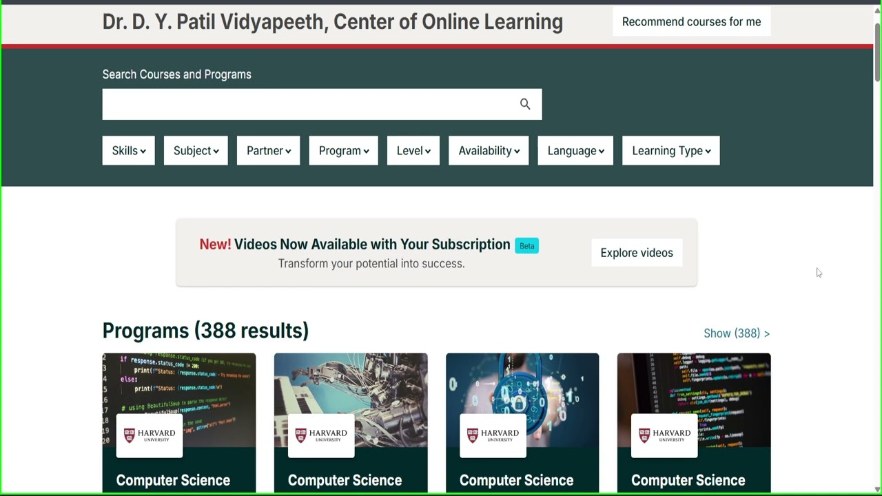 DPU University Offers Free edX Subscription for Certificate Courses | Online MBA Benefits