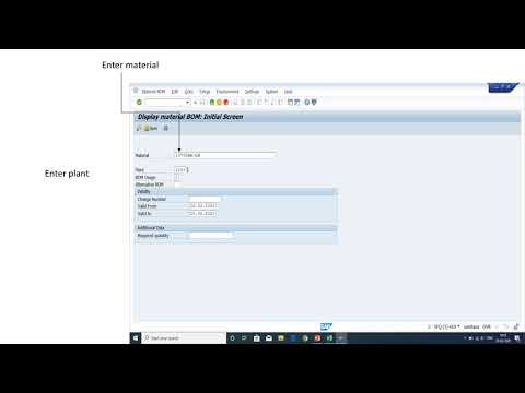 How to view BOM at Single Level in SAP S/4 HANA?