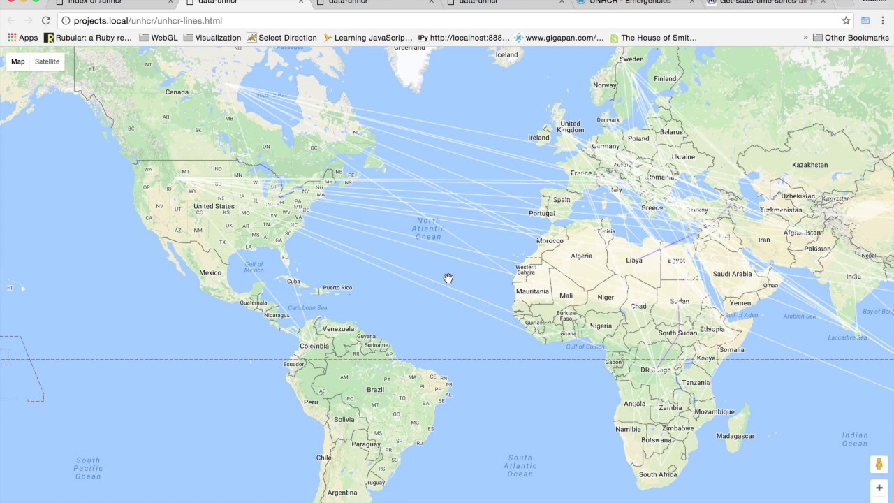 Refugee Migration Maps