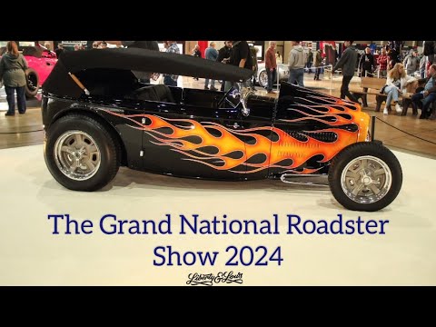 Grand National Roadster Show 2024 GNRS Saturday Drive in cars - Liberty & Lows Go to Pomona