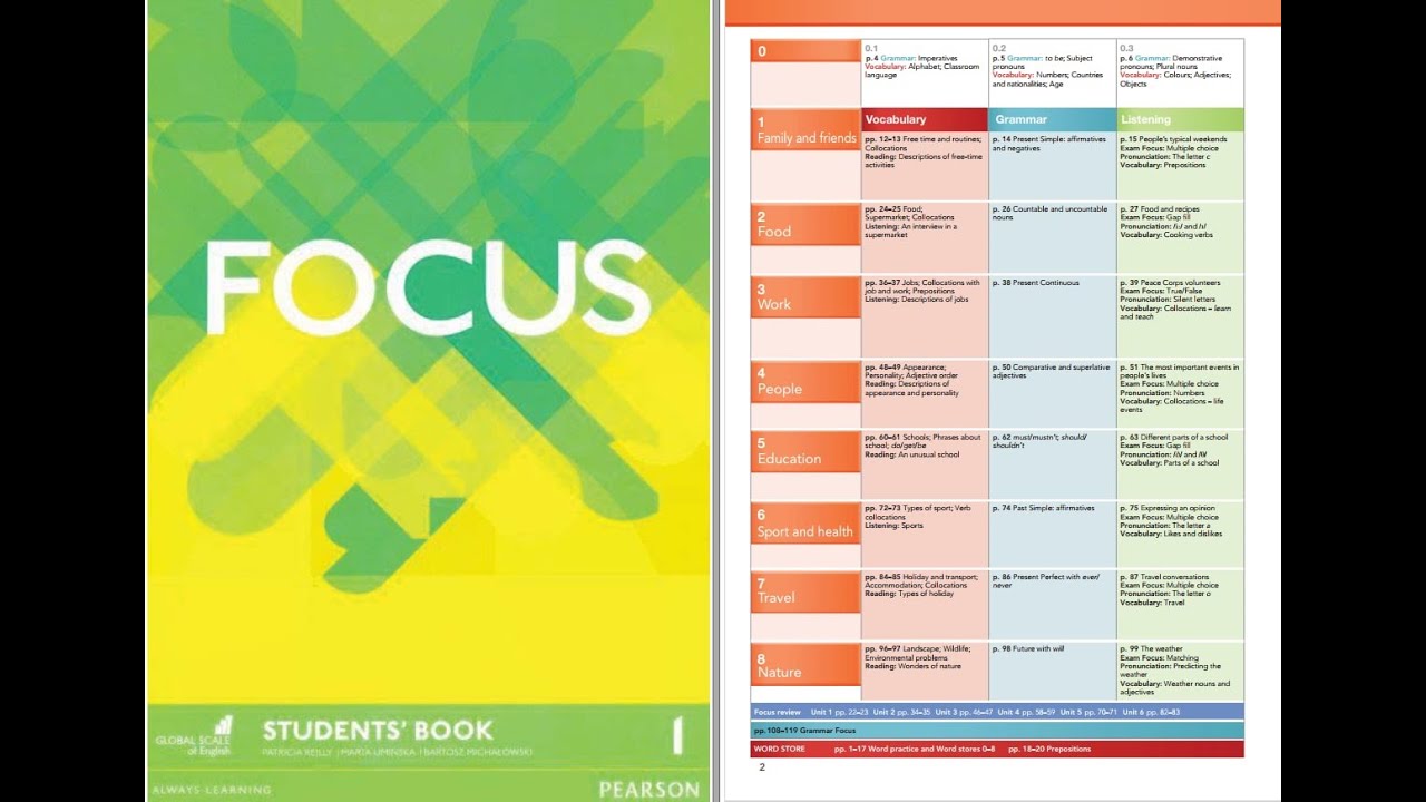 Focus 1 Elementary Student's Book