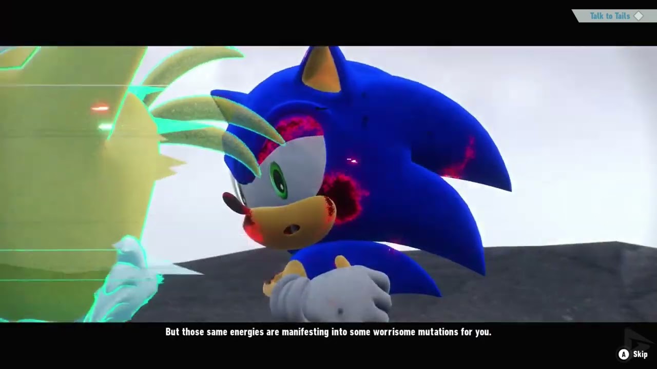Sonic Frontiers - Saving Tails Cutscene in 4K