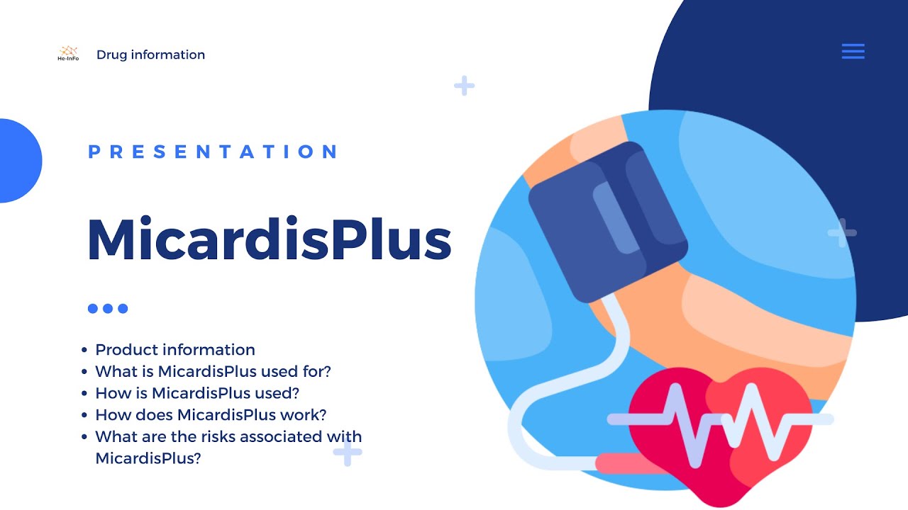 #MicardisPlus | Product information, uses, dosage, mechanism | telmisartan / hydrochlorothiazide
