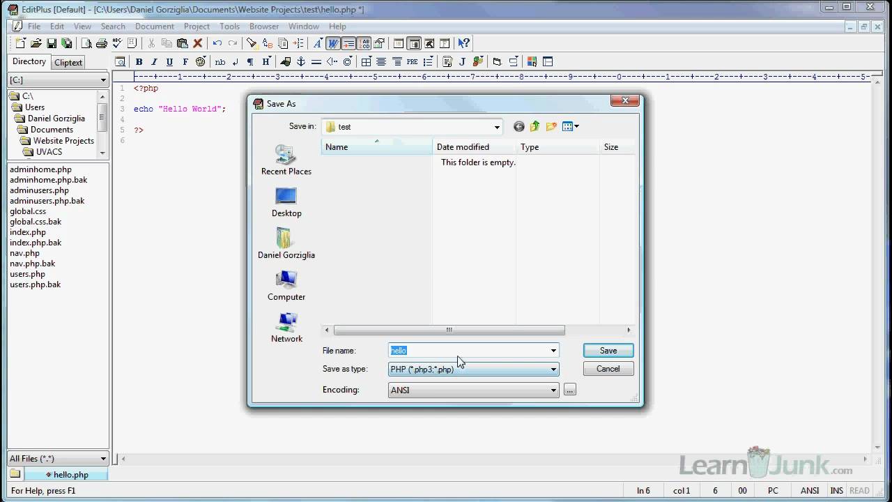 Learn PHP Tutorial 1 - Basic Syntax