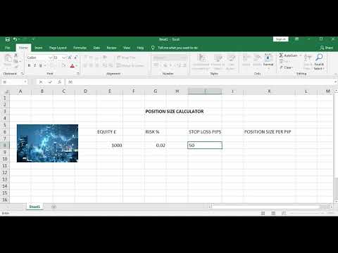 Position size calculator 2