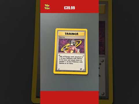 Pokemon TCG 2000 Gym Challenge: Sabrina 20/132 Rare Holo Trainer Card - LP/NM