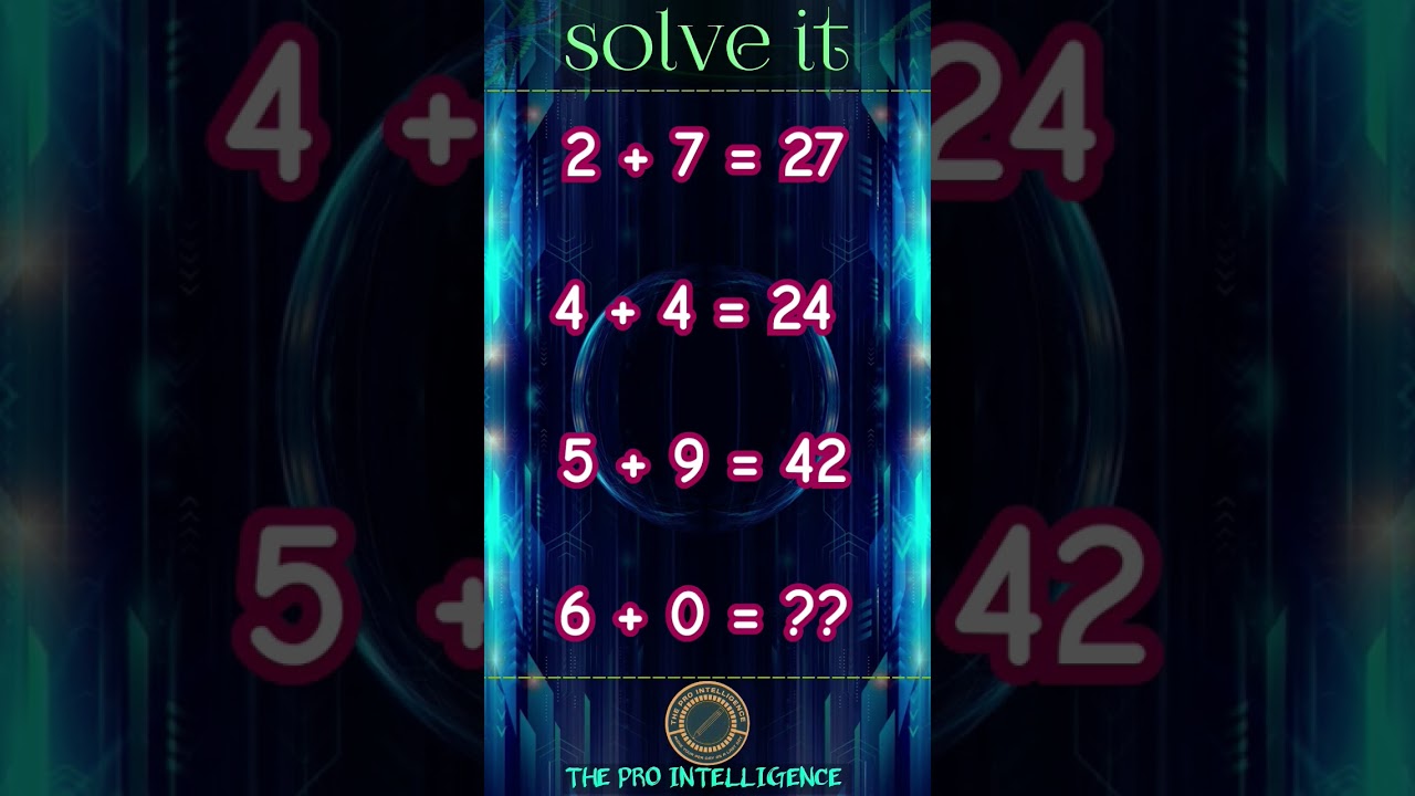 Solve it 99% fail #mathbraintest #puzzle #braintest #viralvideo #shortvideo #shorts #ytshorts