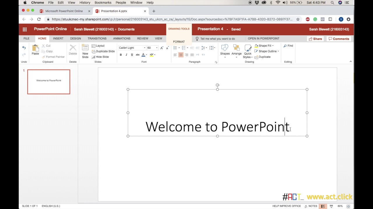 Microsoft Powerpoint - Lesson 1 - Getting Started