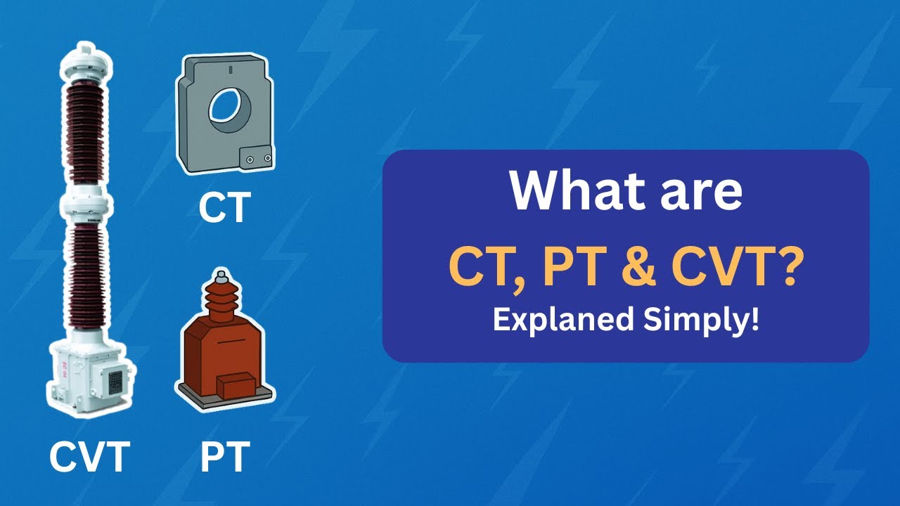 What is CT, PT, and CVT in Power System? #interviewquestions #electricalengineering