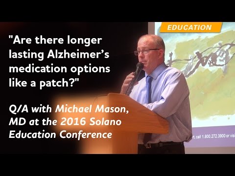 "Are there longer lasting Alzheimer medication options like a patch?"