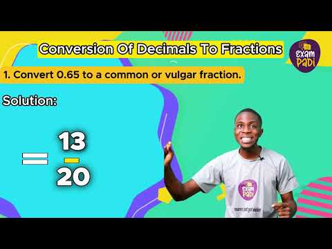 Fractions | ExamPadi | Mathematics | JSS1 | Learning Videos for Kids