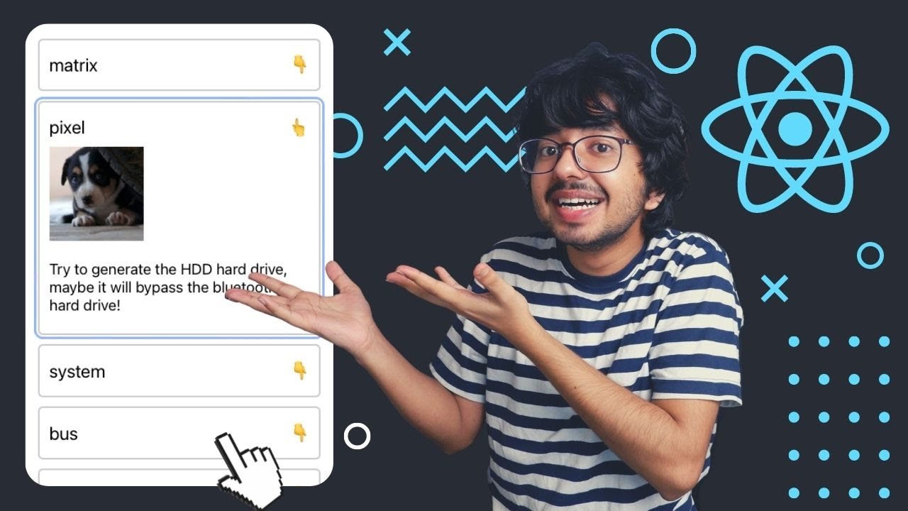 React Accordion Tutorial - Fully Customisable & Dynamic