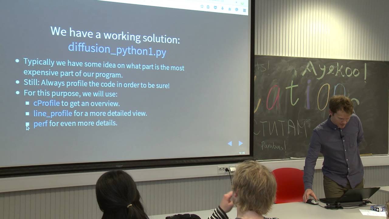 Speeding up Python for scientific computing