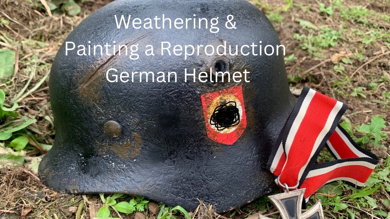 Reproduction German Helmet | Weathering and Paint Job