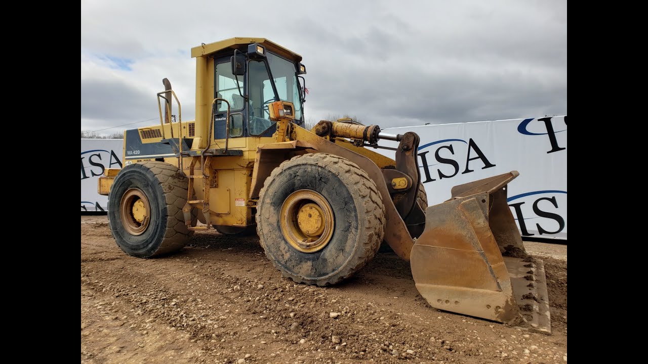 Lot 1139: 1995 Komatsu WA420 Wheel Loader Will Be Sold At Auction!
