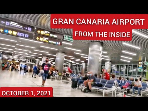 Gran Canaria🌴AIRPORT INSIDE - GATES - DUTY FREE - OCTOBER - 2021