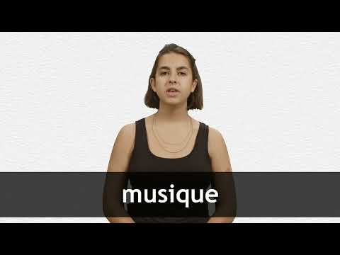 How to pronounce MUSIQUE in French