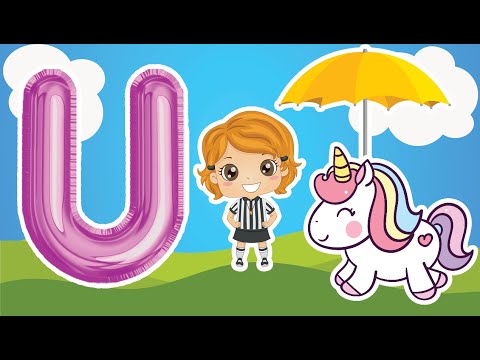 Words Beginning with Letter U for Toddlers & Preschoolers | Words that start with U | Initial Sounds