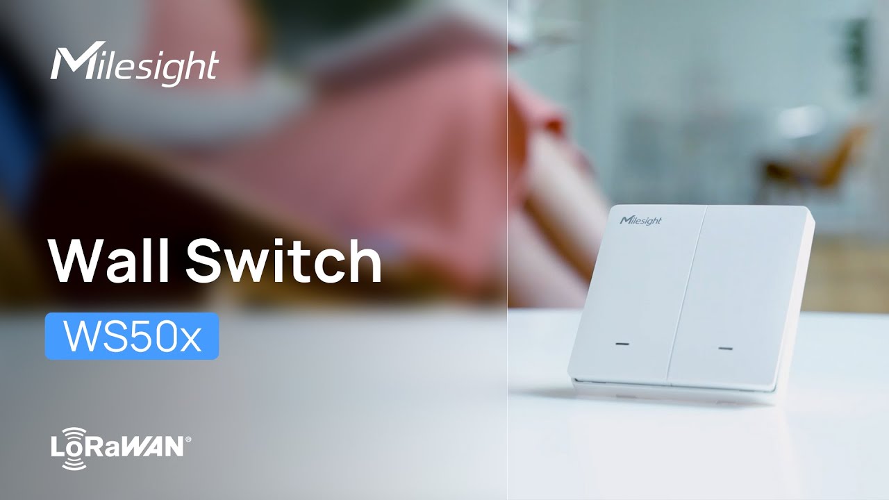 WS502 LoRaWAN Smart Wall Switch