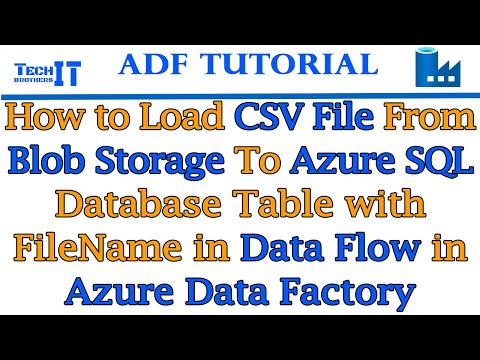 How to Load CSV File from Blob Storage To Azure SQL Database Table with ...