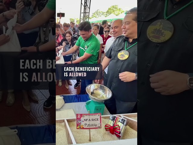 Cebu pop-up stores sell rice for P20 per kilo
