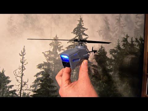 Single Rotor Helicopter Scout Test - similar to army Black Hornet Nano