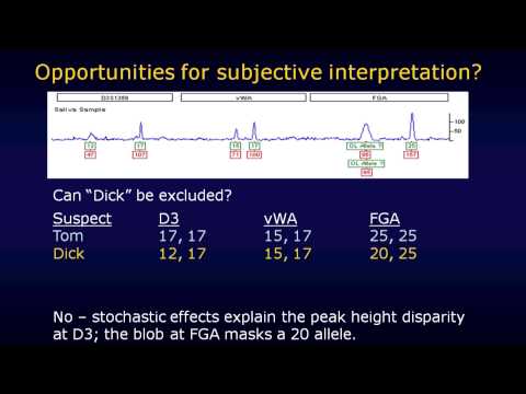 Observer effects in DNA profiling (HD version)