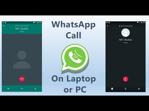 Make Whatsapp Call from Laptop or PC