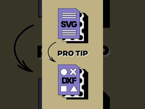 PRO TIP: How to convert SVG files from CANVA to DXF files for free