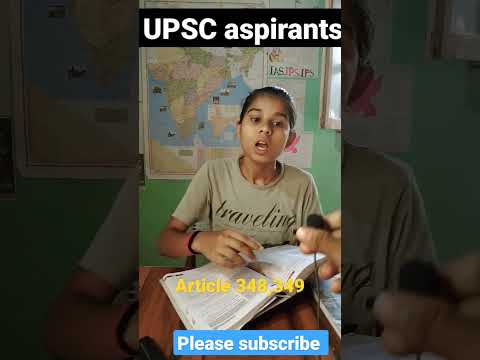 article 348,49 kya hai #upscaspirants #shorts #viral