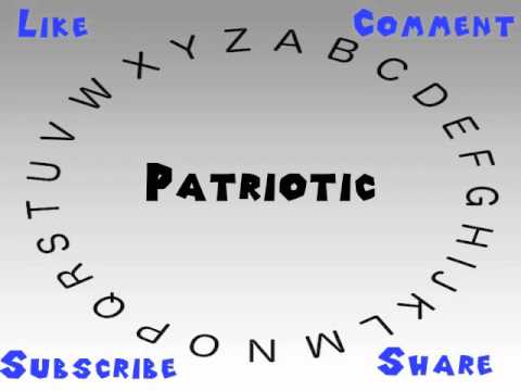 How to Say or Pronounce Patriotic