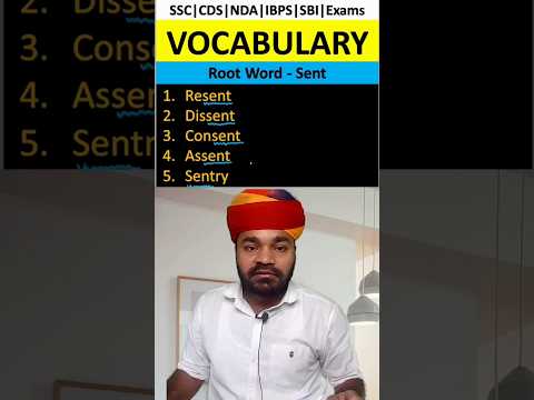Learn Vocabulary with Tricks for bank exams, ssc, cds, nda, school #englishlanguage #english #ssc