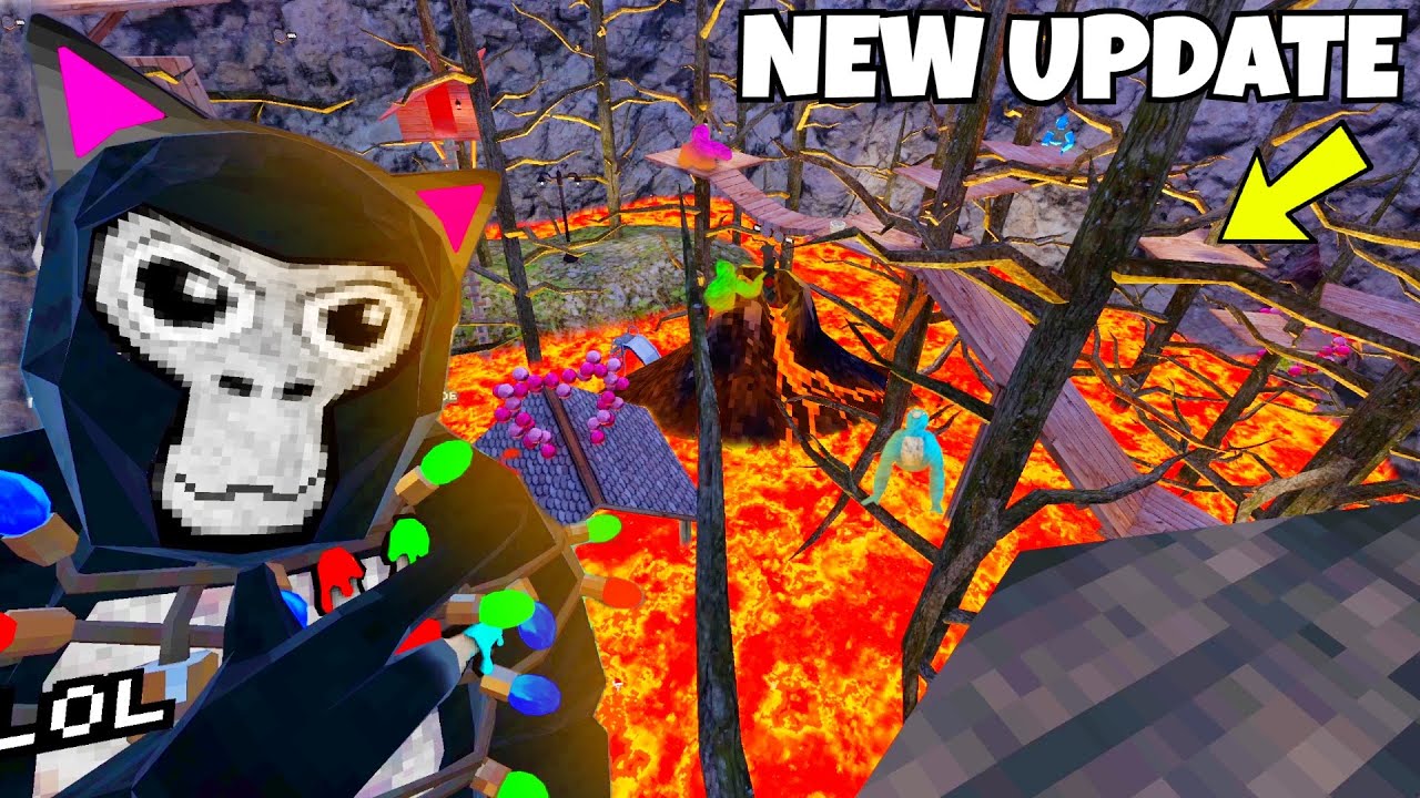 They Added a Lava Forest Gamemode In Gorilla Tag…(New Update)