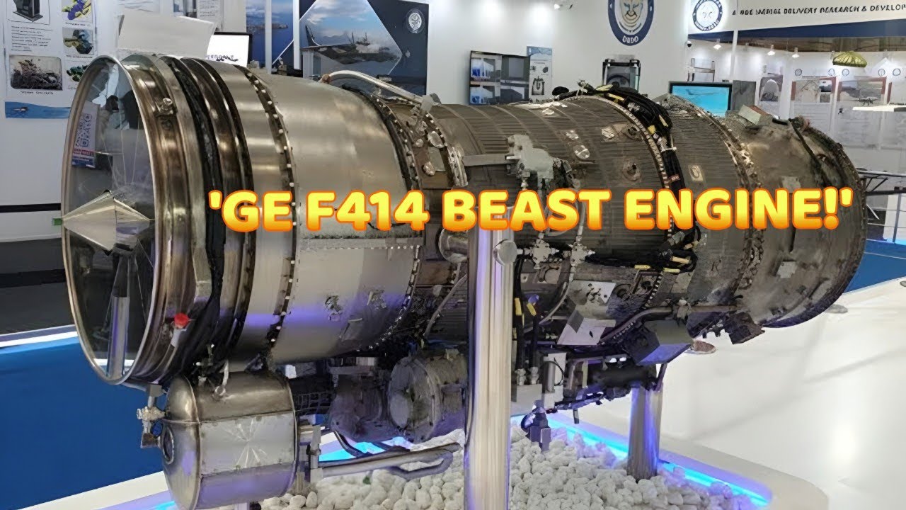 GE F414 Jet Engine: The Powerhouse Behind Modern Fighter Jets!