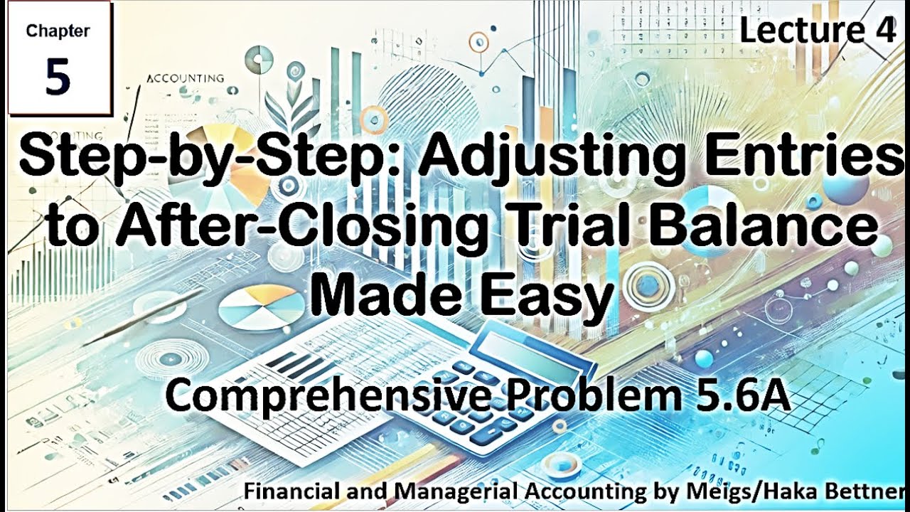 Chapter 5 | Lecture 4 | Problem 5.6A | Financial and Managerial Accounting | Meigs | Carcello