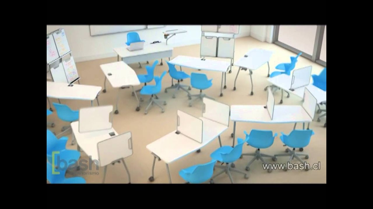 BASH | Interiorismo | Escritorios para aulas y salas de clase con posibilidades únicas; Verb Tables