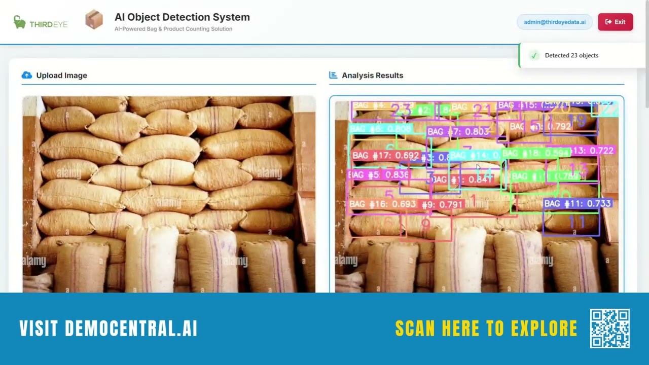 AI Demo: Object Detection & Counting System