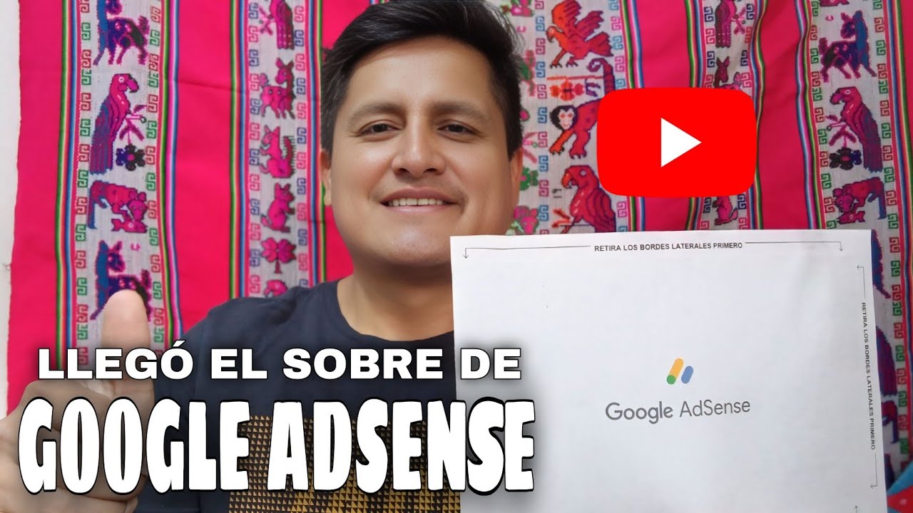 My first envelope with the Google AdSense PIN has finally arrived!