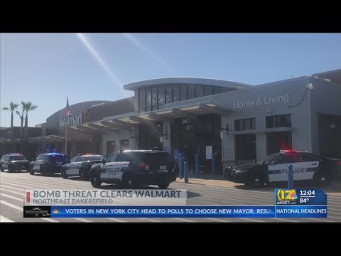 Walmart store in northeast Bakersfield was evacuated due to a bomb threat