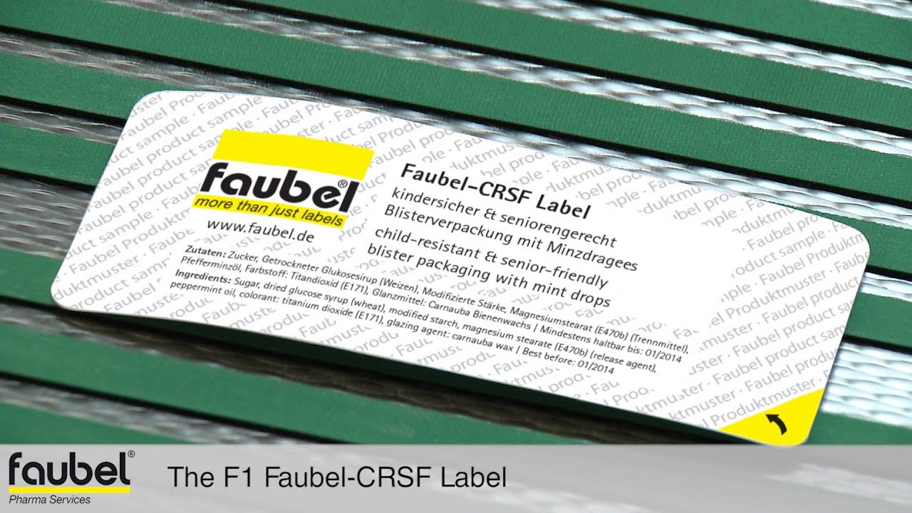 CRSF Label F1 solution