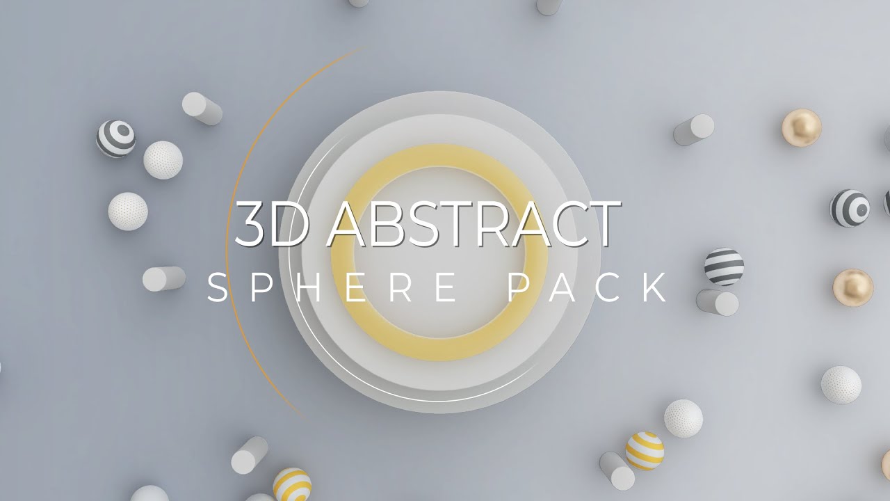 3D Abstract Sphere Pack | Filmora Effect