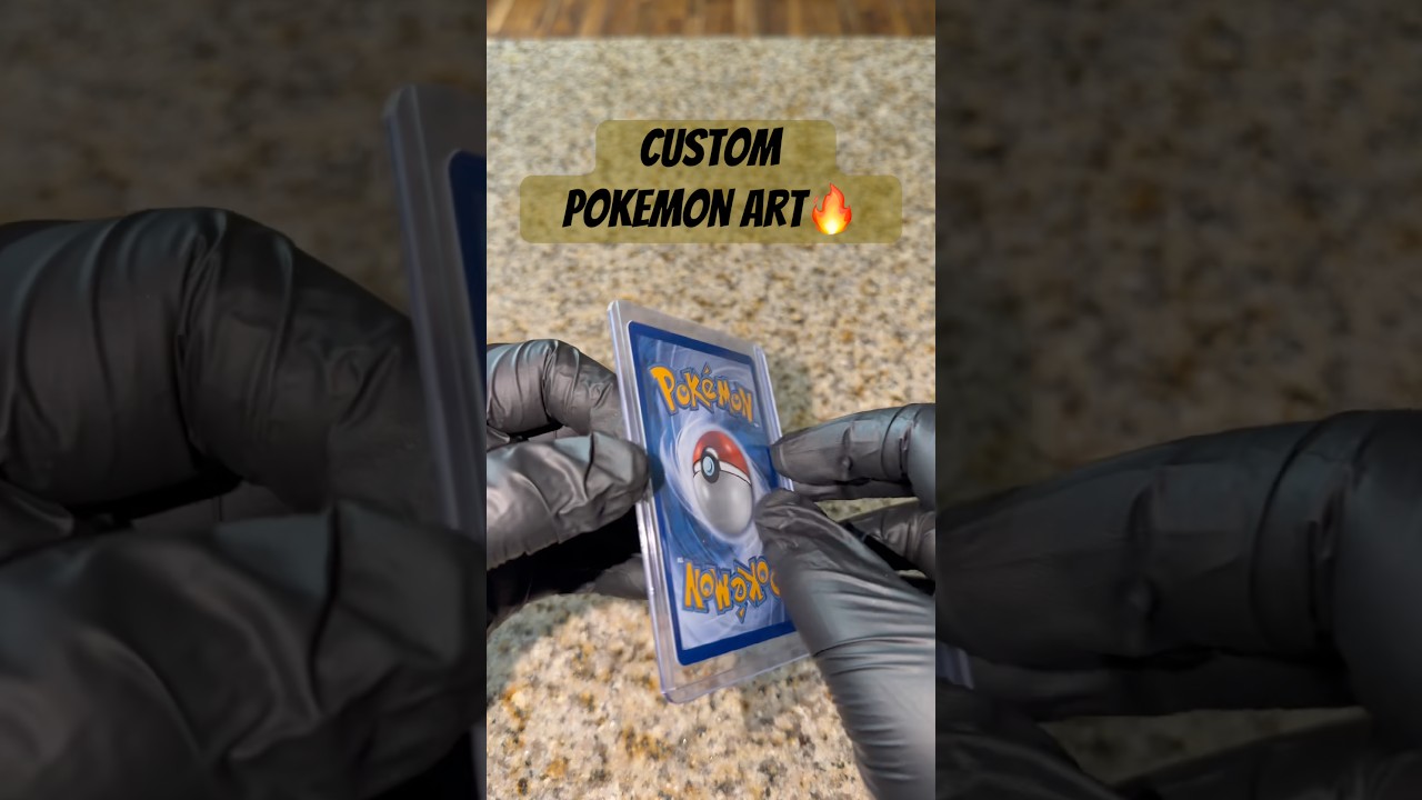 Thumb magic 👍✨ for this DOPE custom art!! #pokemon #pokemoncards #fyp #art