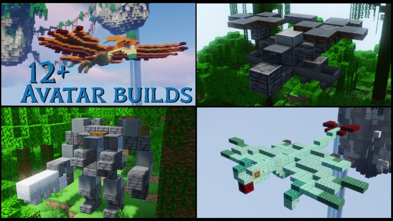 Minecraft: 12+ Avatar Build Ideas!