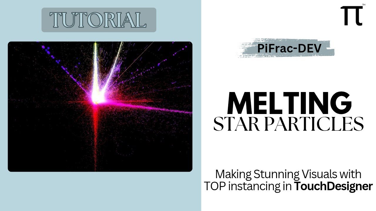 Stunning Particle system with TOP instancing - TOUCHDESIGNER Tutorial