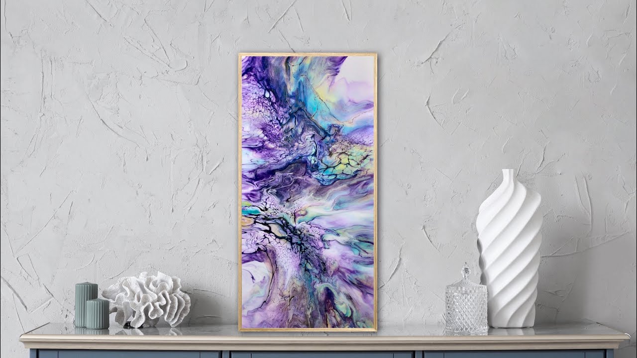 429. How to Blow Out Paint To Create Art! / deconstructed bloom.