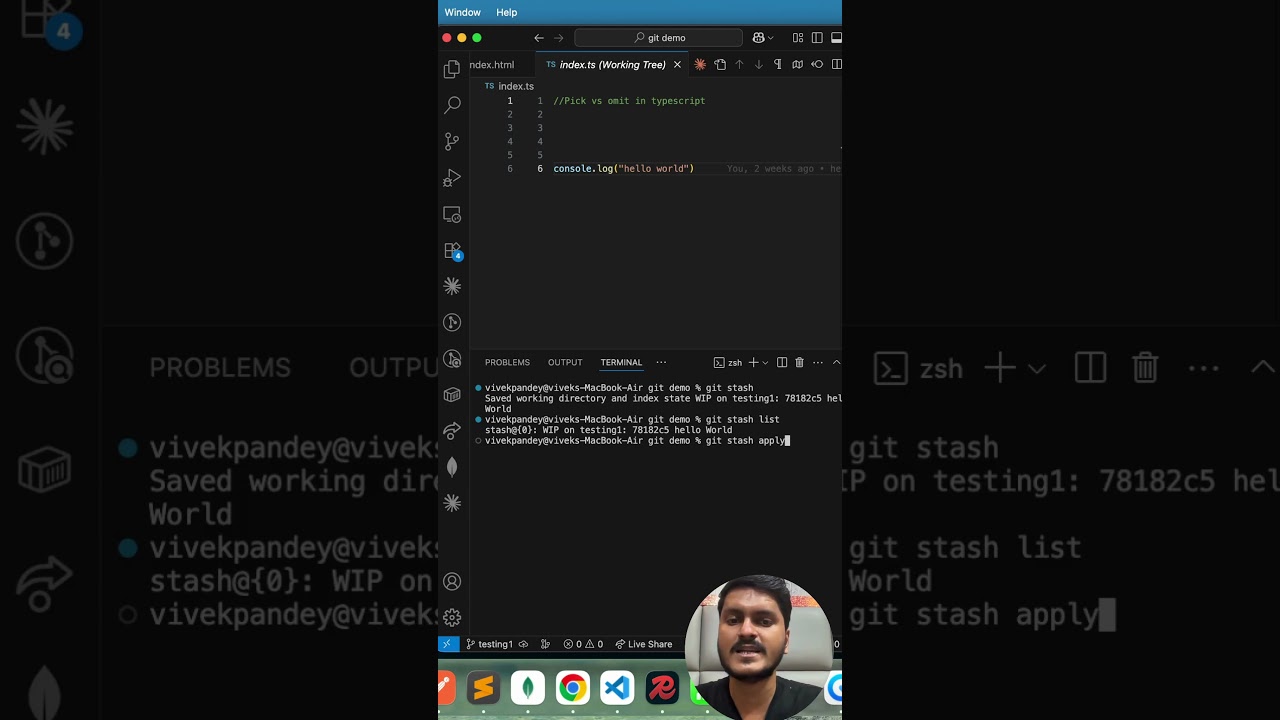 Part 7- Git stash in github #github #coding #programming #git