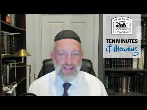 Ten Minutes of Meaning (Part 135): Going Above and Beyond - Mesillas Yesharim