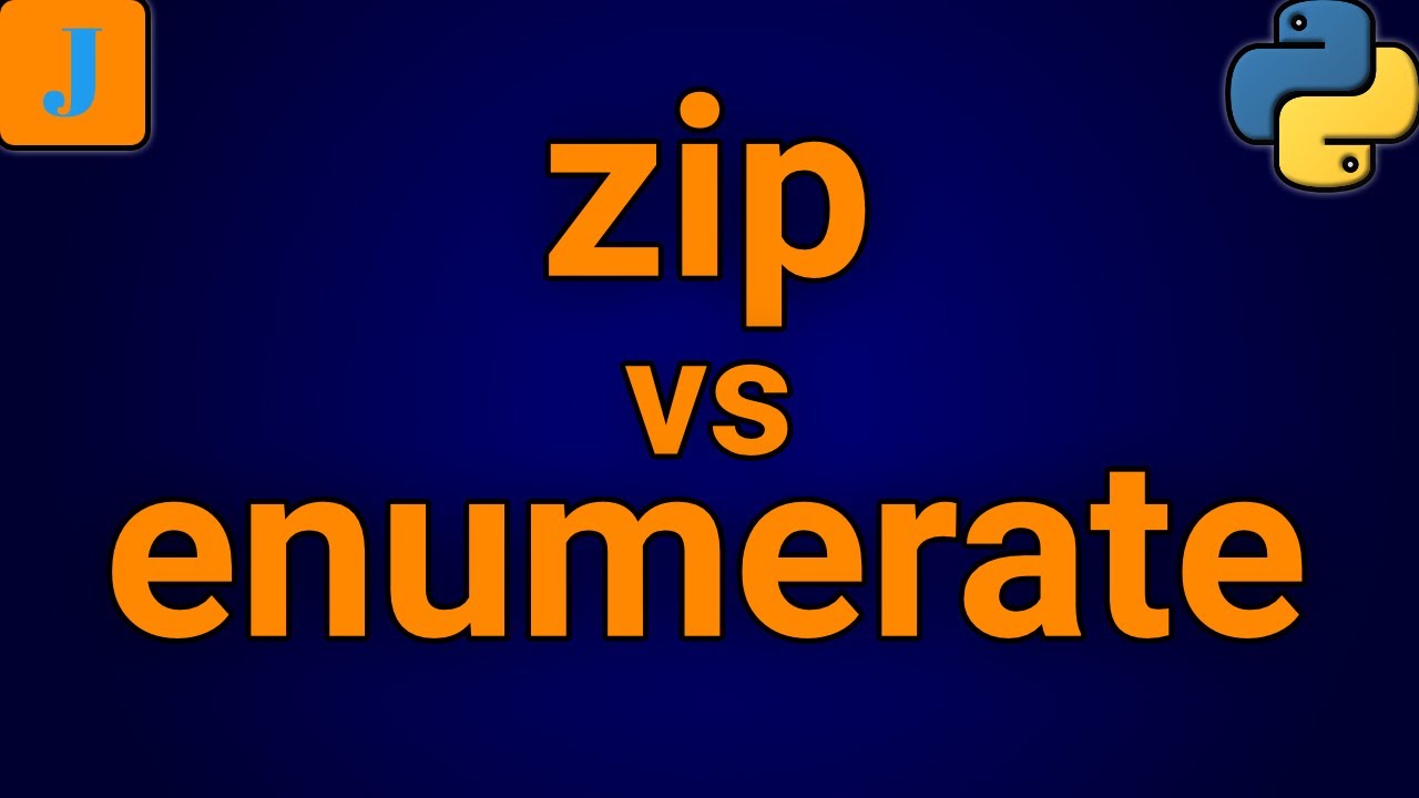 Python zip vs enumerate