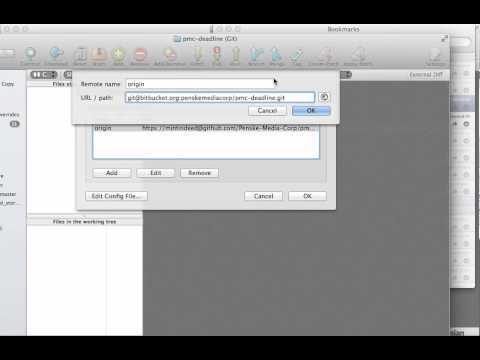 SourceTree: Change "origin" from Github to BitBucket