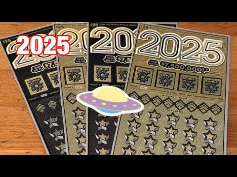 2025 Tickets‼️California Lottery Scratchers🤞🍀🍀🍀